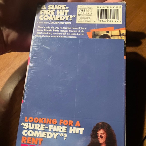 Columbia | Other | Rare Vintage Howard Sterns Private Parts Vhs Promo ...